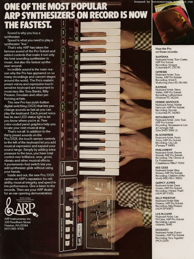 ARP Pro Soloist Vintage Synth by Wrongtools